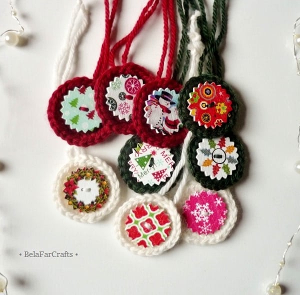 Christmas gift tags (9) - Reusuable box toppers... - Folksy