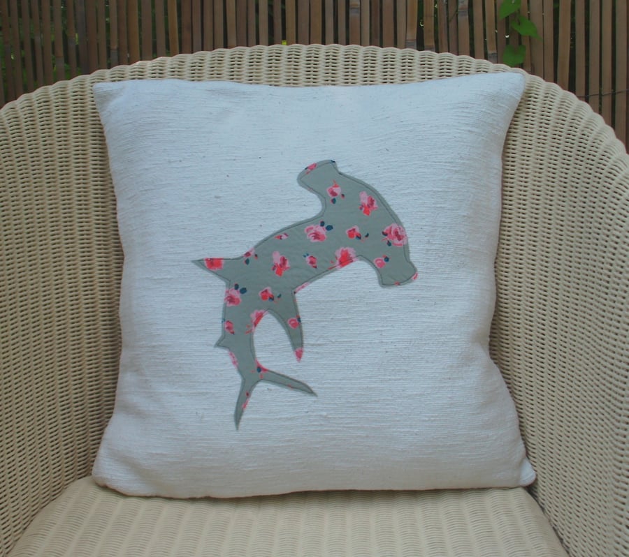 Shark Cushion - Folksy