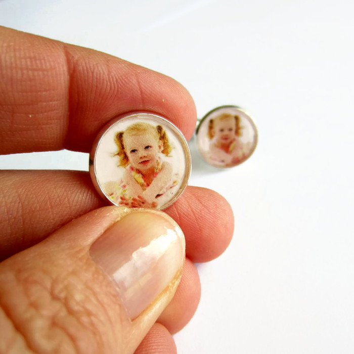 Custom Photo Cuff Links, Personalised Cufflinks... - Folksy