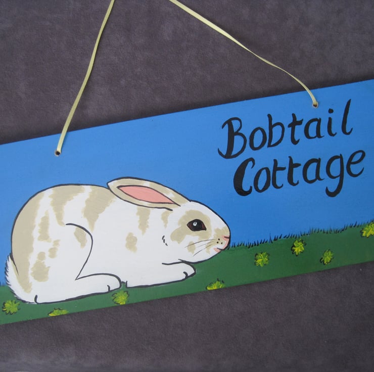 Bunny Rabbit Hutch Shed Sign SALE - Folksy