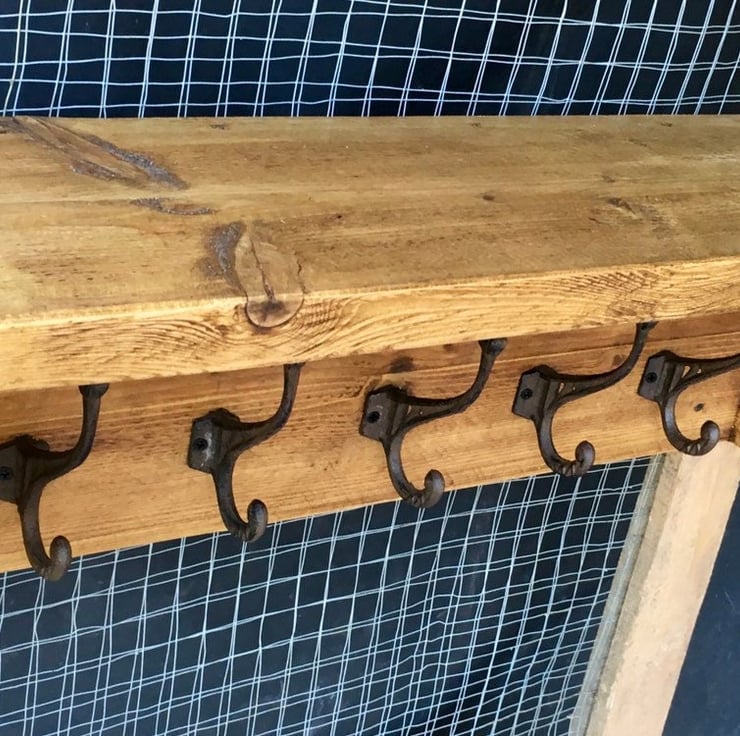 Handmade Coat Rack from Reclaimed Wood - Folksy