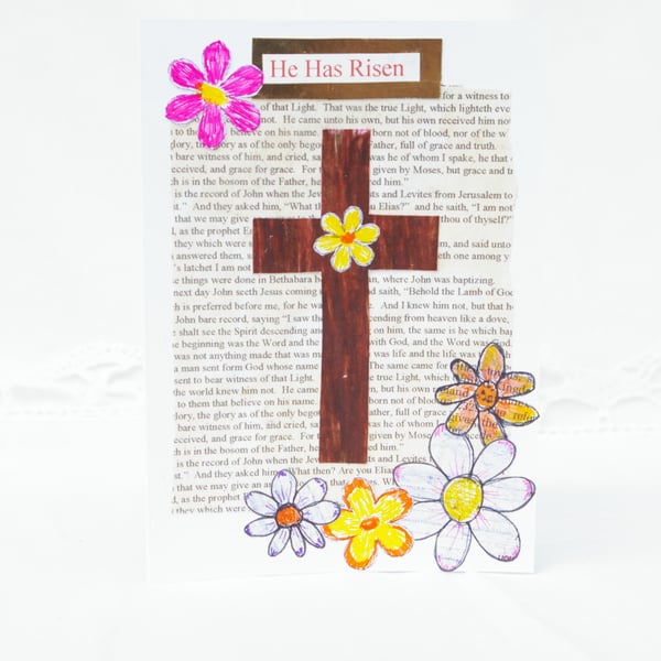 Easter Card Traditional Christian Religious Eas... - Folksy