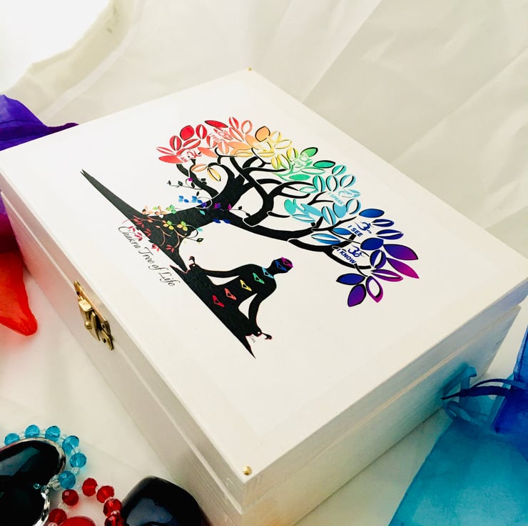 21.5cm x 16.5cm - AFFIRMATION GRATITUDE BOX - ... - Folksy