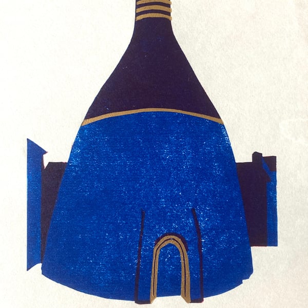 Dudson Museum original linocut - Folksy