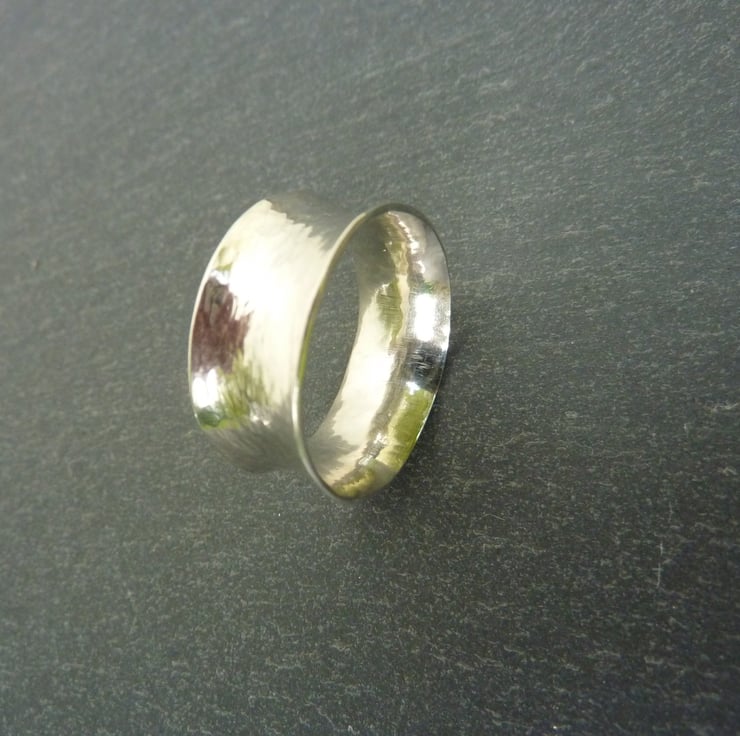 Anticlastic Silver Ring - Folksy