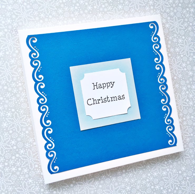 Christmas bauble card - quilled with boxed option - Folksy