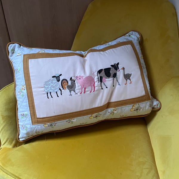 Handmade cushions on Folksy