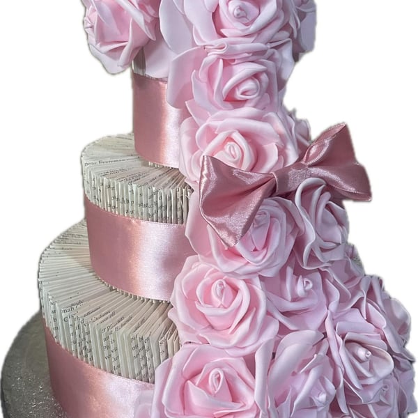 Seconds Sunday. Book folding cake decoration fo... - Folksy