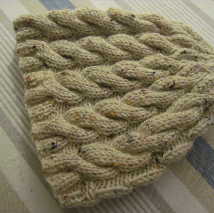 Cable Knit Bob Cap - Folksy
