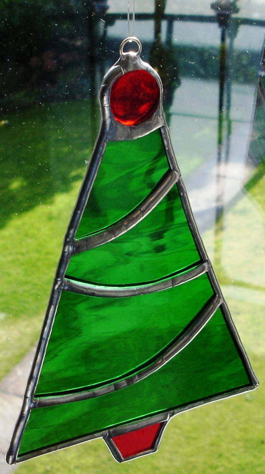 STAINED GLASS CHRISTMAS TREE - Folksy