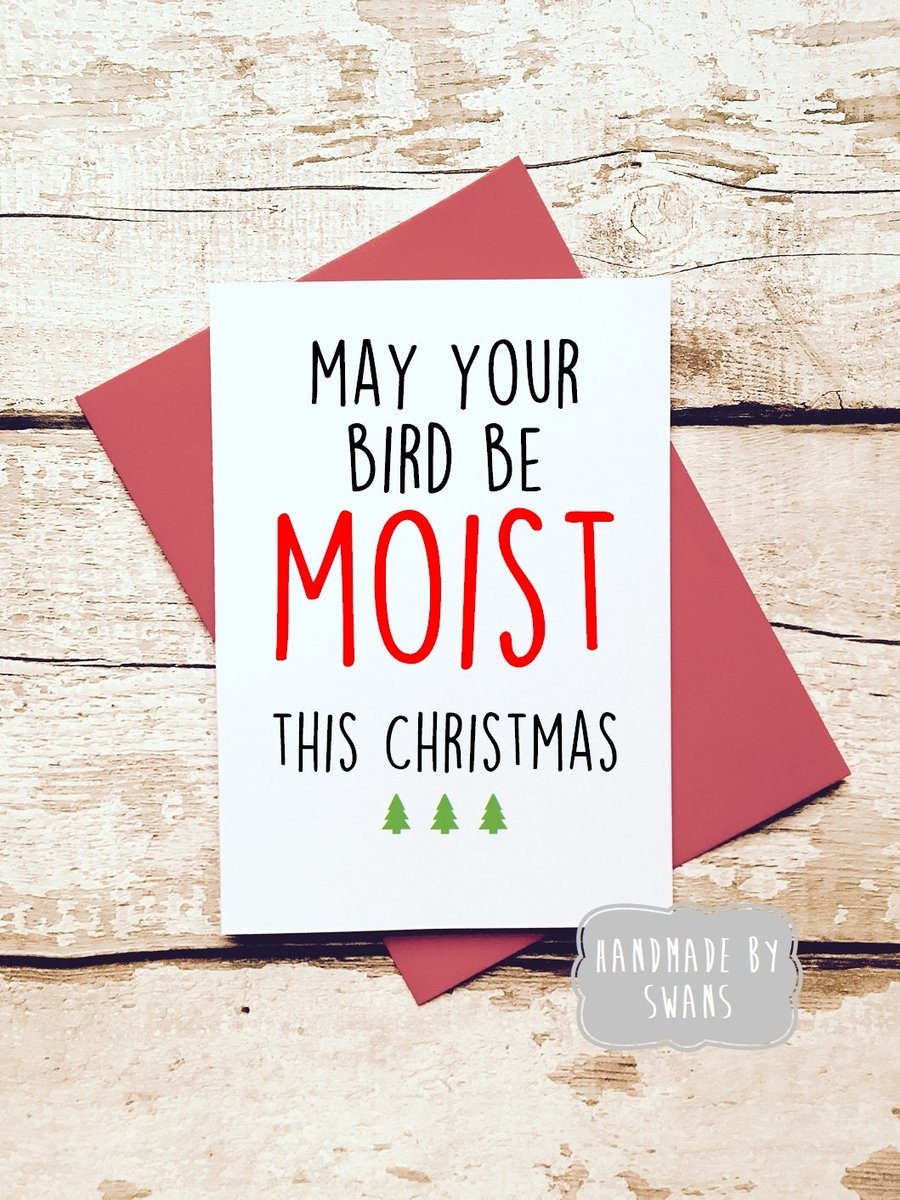Funny christmas card for friend, rude christmas... - Folksy