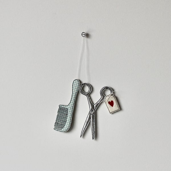 Special Order for Rachel - 'Scissors, Comb and ... - Folksy