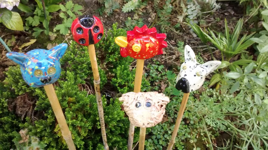 Cane Tops - Handmade for your Bamboo Sticks - Folksy