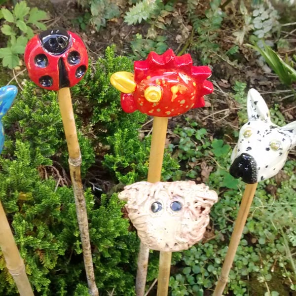 Cane Tops - Handmade for your Bamboo Sticks - Folksy