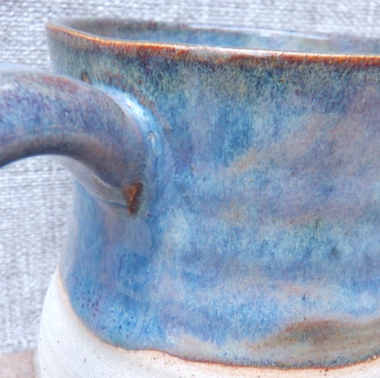 Beer stein tankard large mug hand thrown stonew... - Folksy