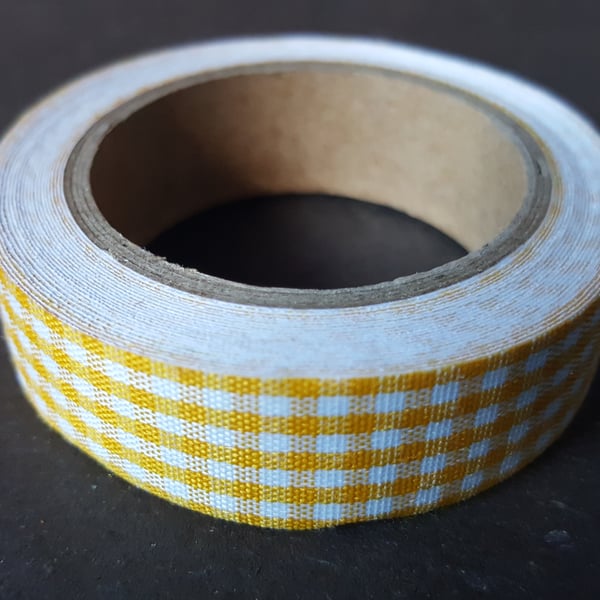 1 x 5m Roll Adhesive Craft Fabric Tape - 15mm -... - Folksy