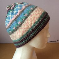 Fair isle hat - Folksy