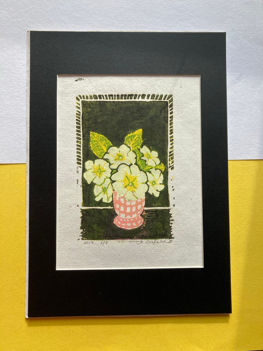 Original Reduction Linocut Print - Limited Edit... - Folksy