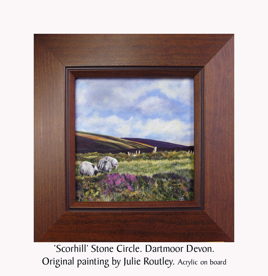 'Scorhill' Dartmoor Devon. Original Painting - Folksy