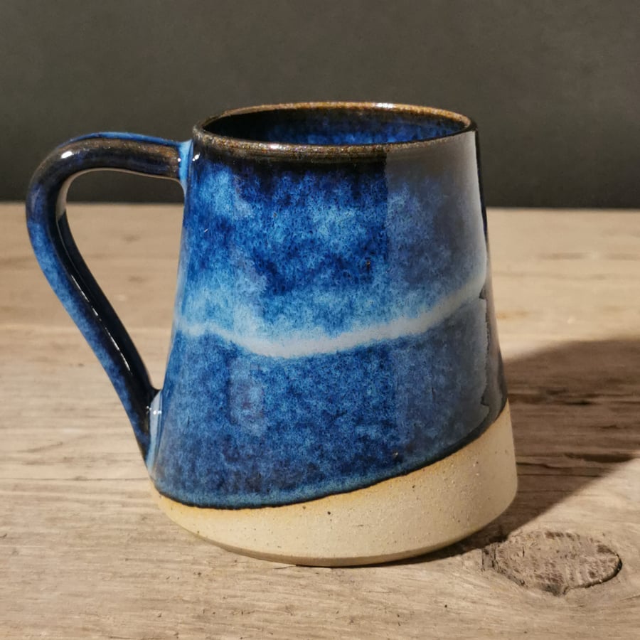 Ceramic mug – handmade, wheel thrown, with deep... - Folksy