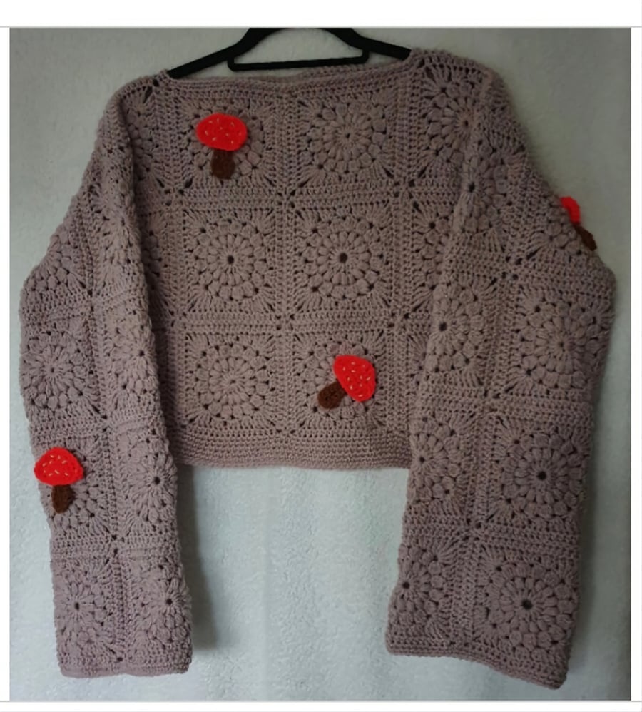 Granny Square Jumper. - Folksy