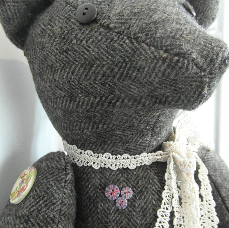 Large brown Bruce bear - Folksy