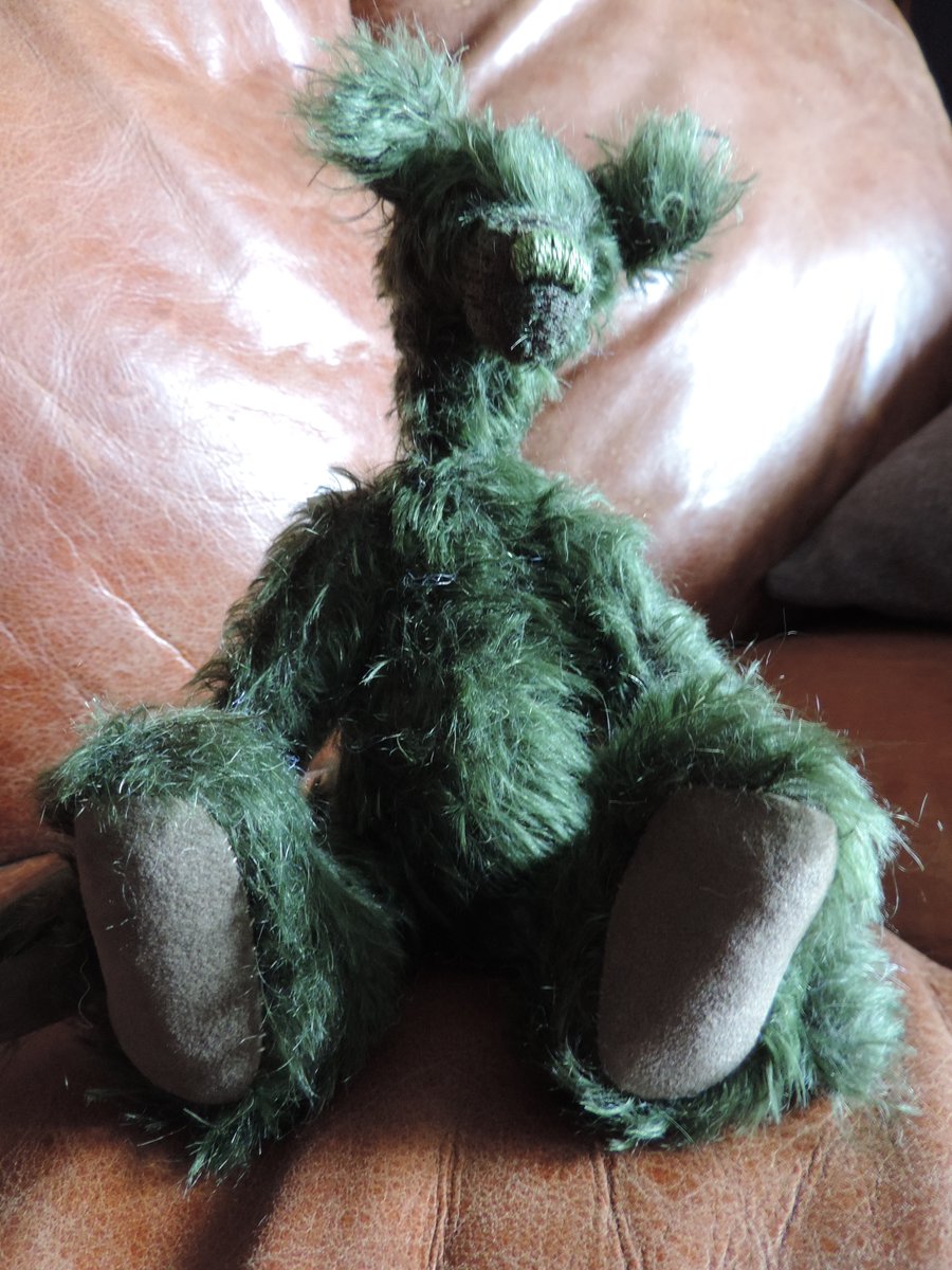 9 inch Handmade Mohair Collectors Teddy Bear - Folksy