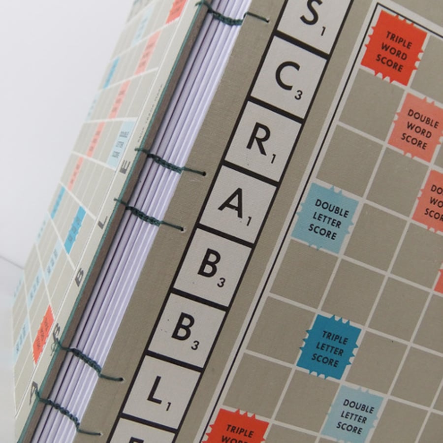 Handmade Scrabble Journal made from a Vintage S... - Folksy