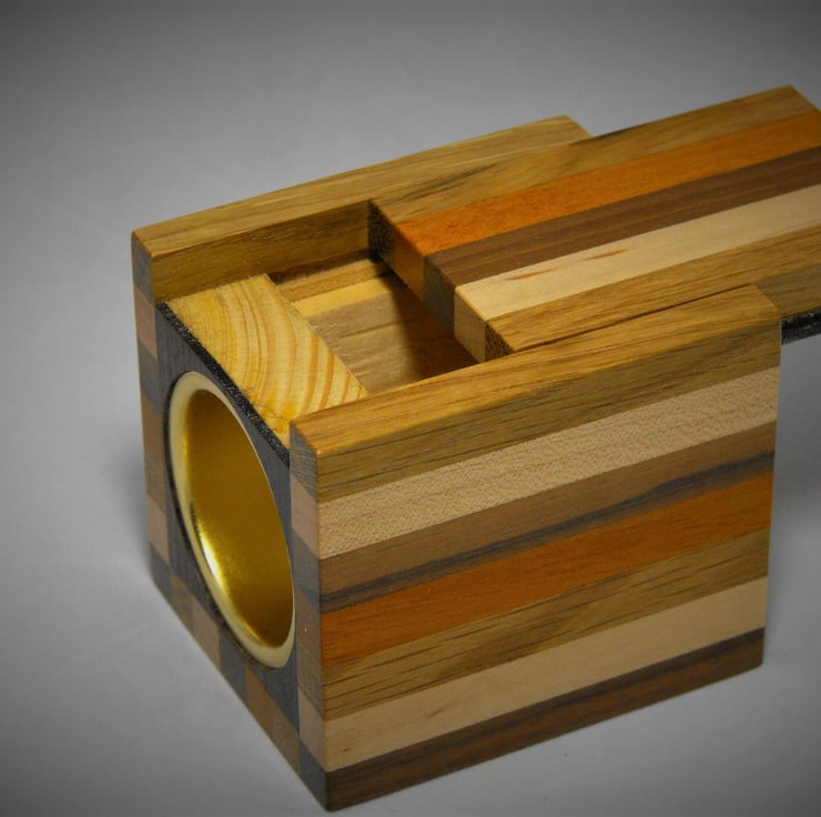 Wooden Tea Light Box - Folksy