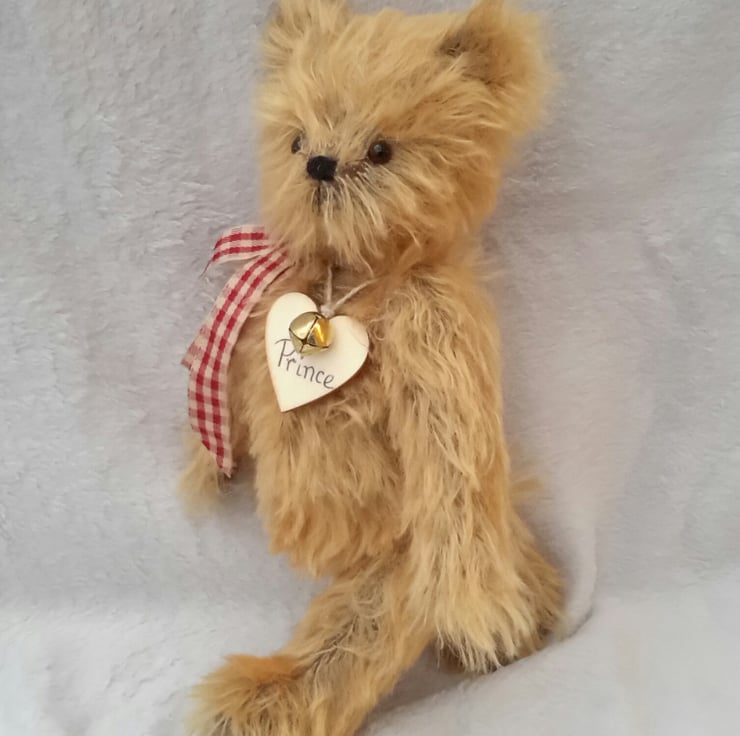 Traditional mohair bear, collectable artist bea... - Folksy