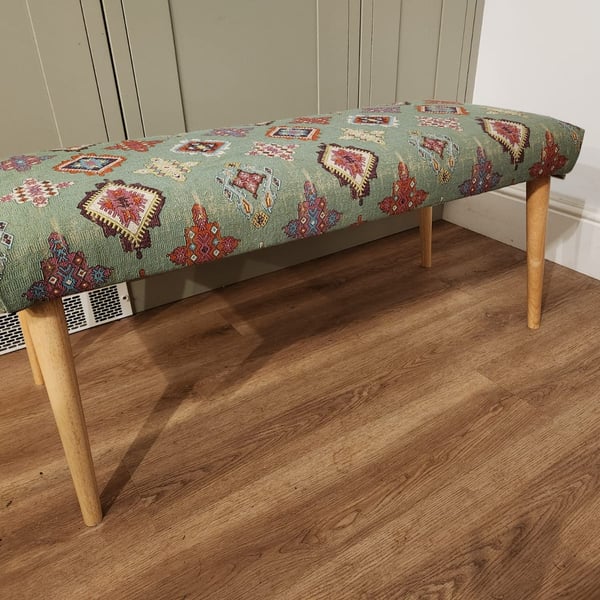 Square Footstool, Upholstered Coffee Table, in ... - Folksy