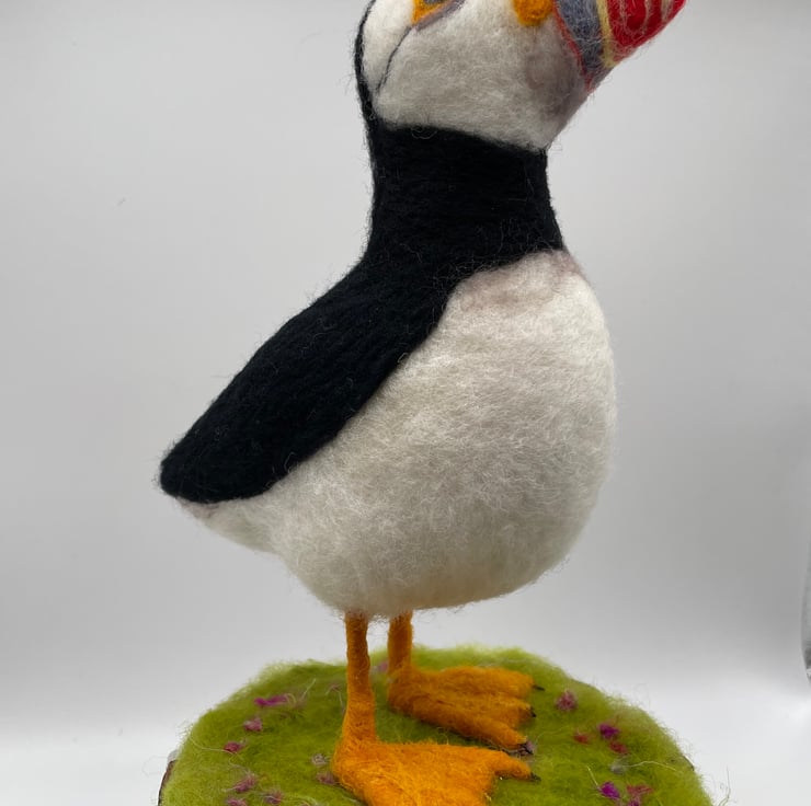 Needle Felt Puffin - Folksy