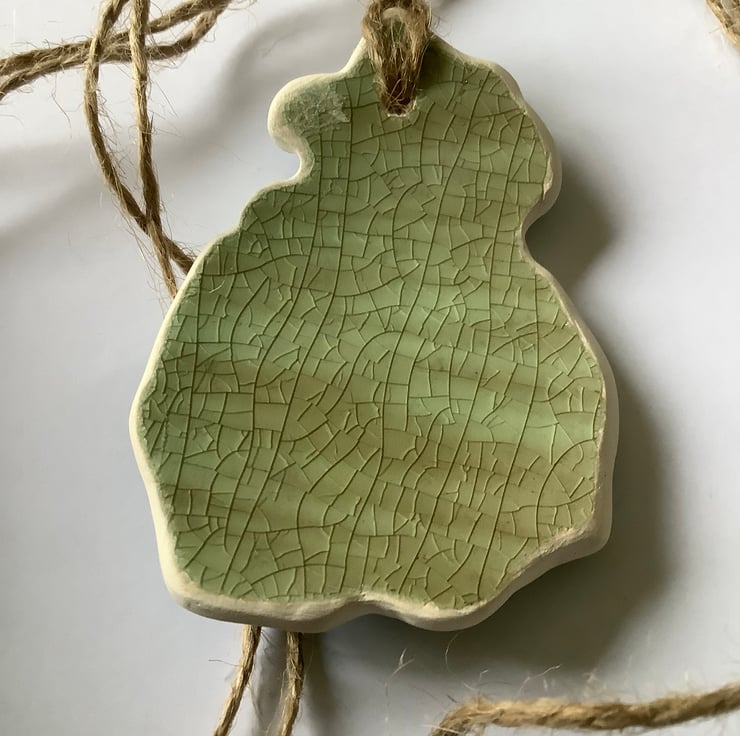 Handmade Hanging Decoration, Broken Ceramic, Un... - Folksy