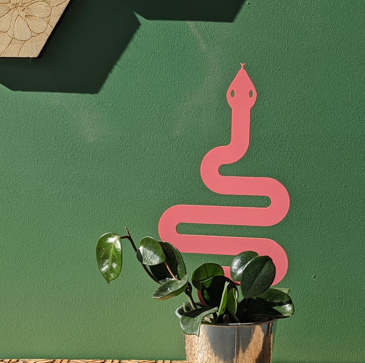 Plant Trellis Decoration, Snake Design, Indoor ... - Folksy