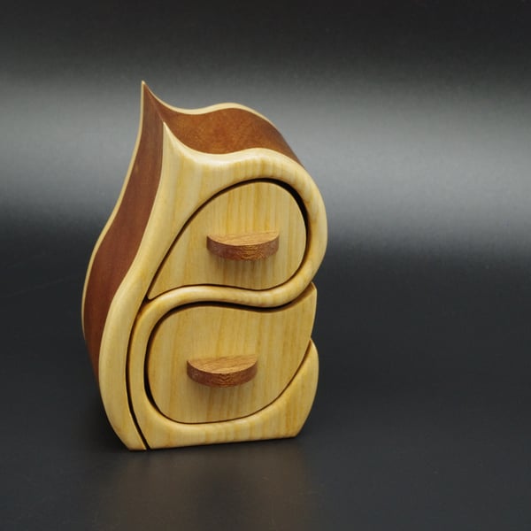 Handmade Wooden Trinket, Jewel Box. Scottish As... - Folksy