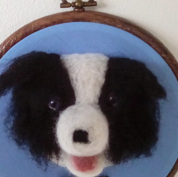 Needle Felted Dog, Needle Felted Border Collie - Folksy