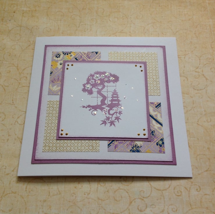 GREETINGS cards ( 2 x blank ) Yuzen . Japanese... - Folksy