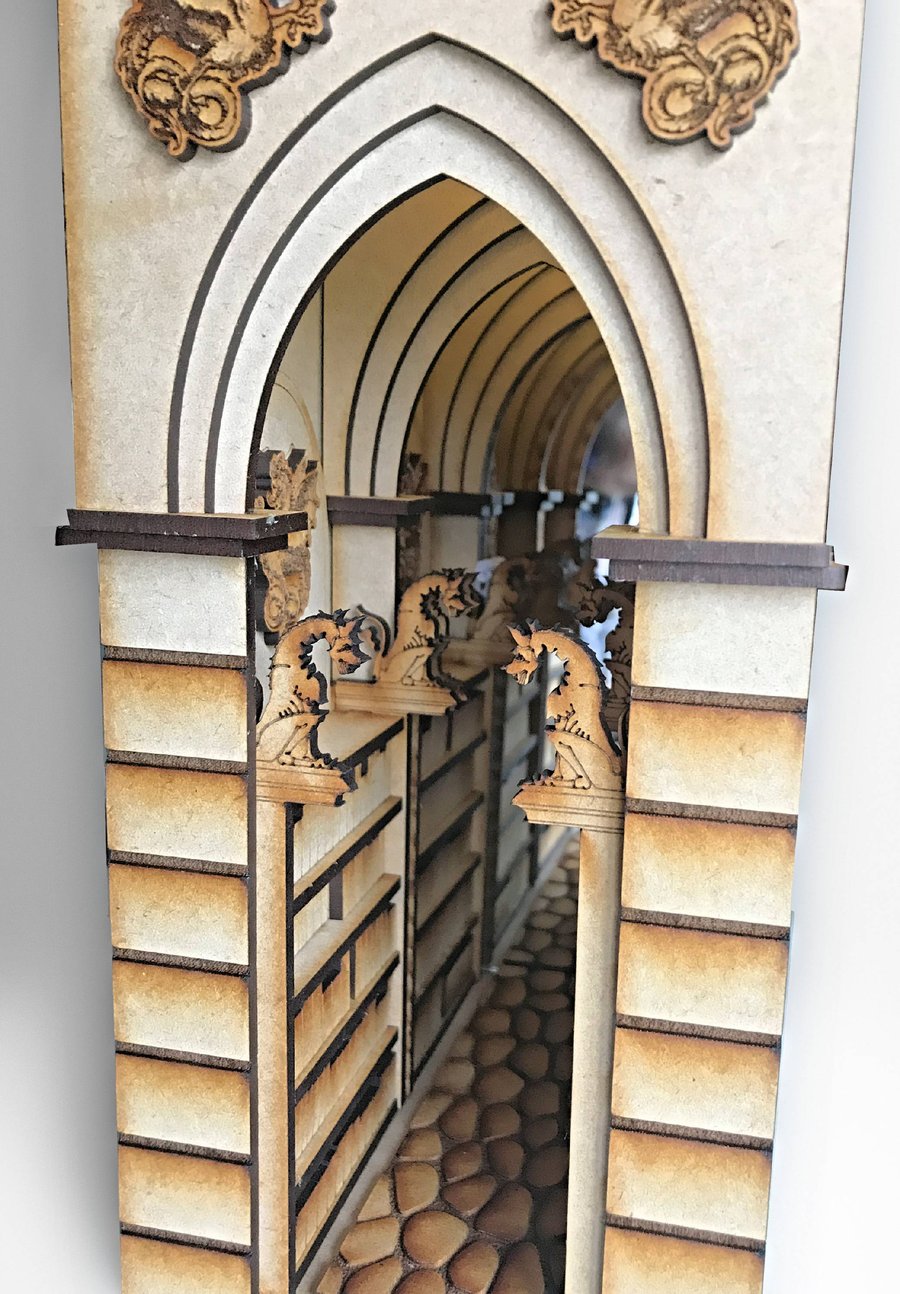 Unseen University Wizards Library Book Nook - C... - Folksy