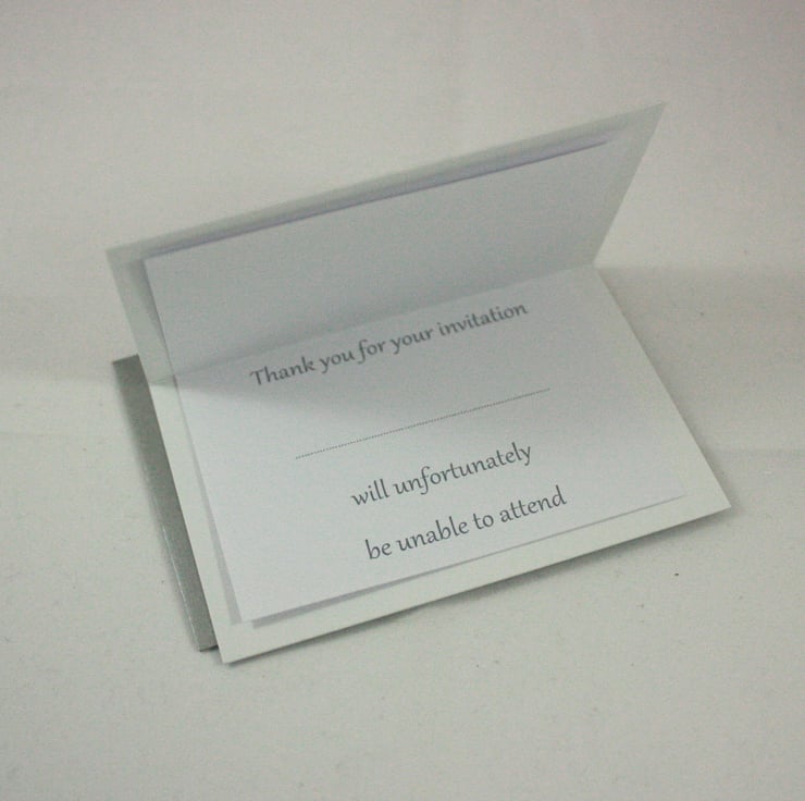 Pack of handmade acceptance & with regret c... - Folksy