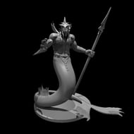 Merrow - 3D Printed Resin DnD Pathfinder Figure... - Folksy