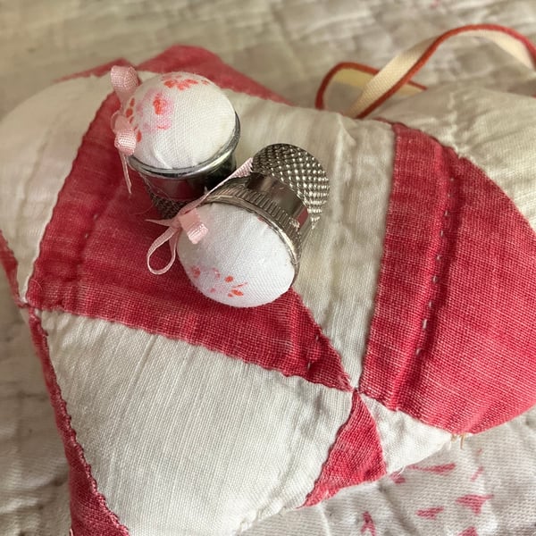 Thimble pin cushion - Folksy