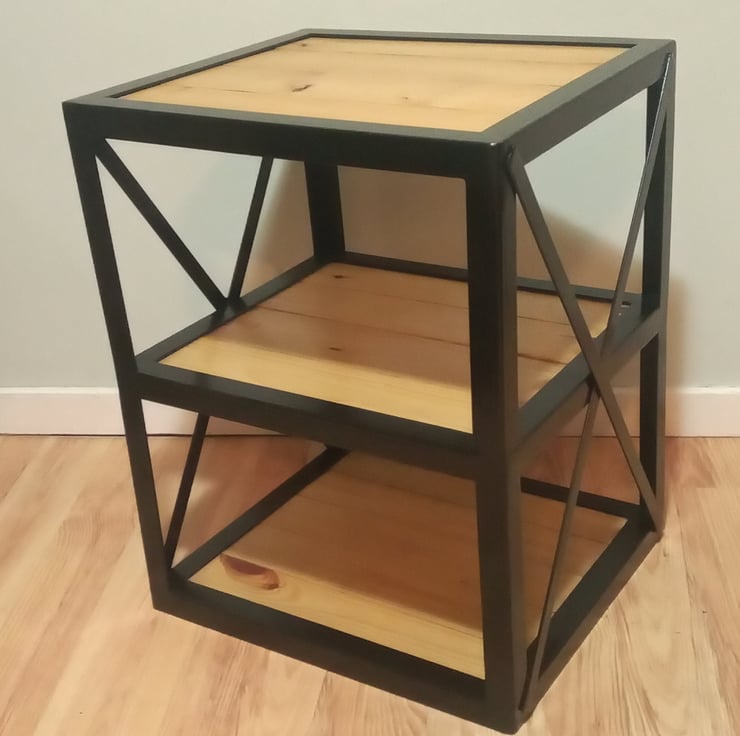 3-Tier Shelving Unit, Industrial, Heavy Duty, W... - Folksy