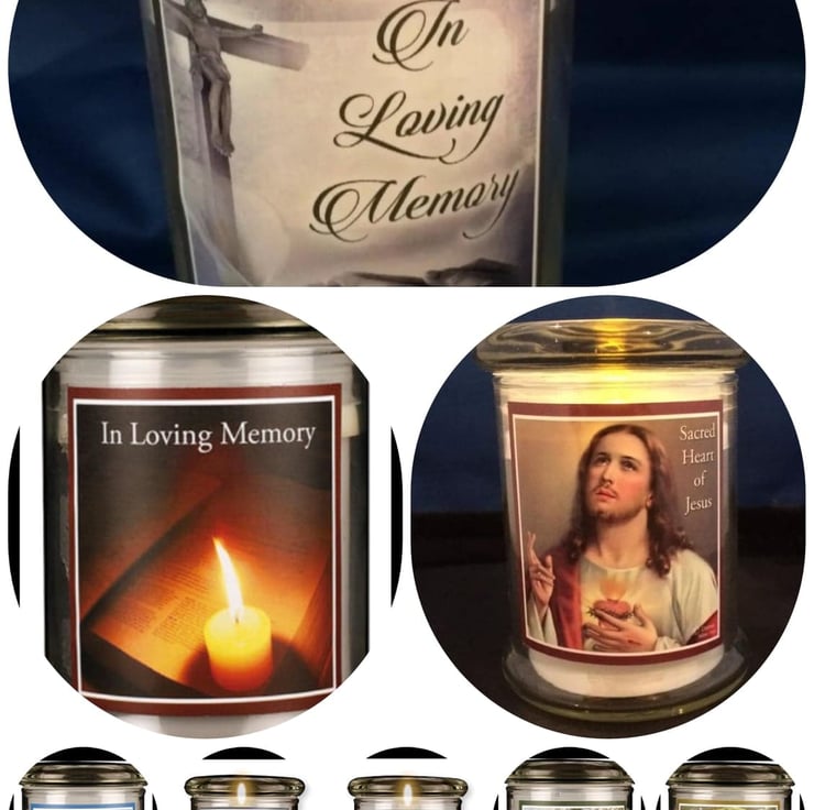 LED Memorial Candle Grave Candle Remembrance Ca... - Folksy