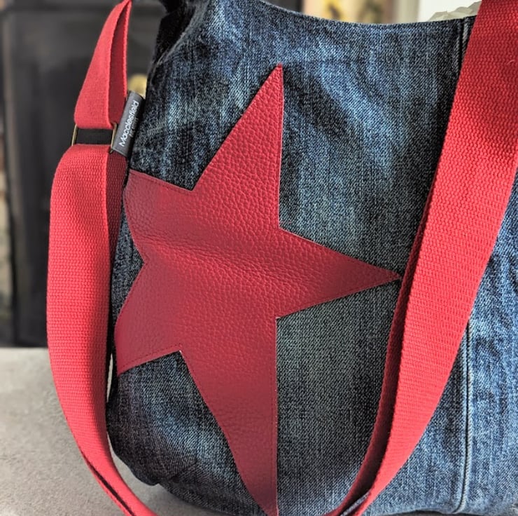 Denim Bag - Denim Jeans Cross Body Crossover Ba... - Folksy