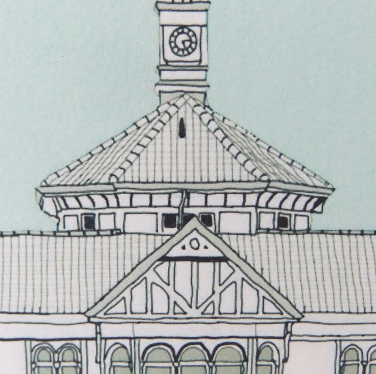 Handmade notebook - Dunoon Pier - Folksy