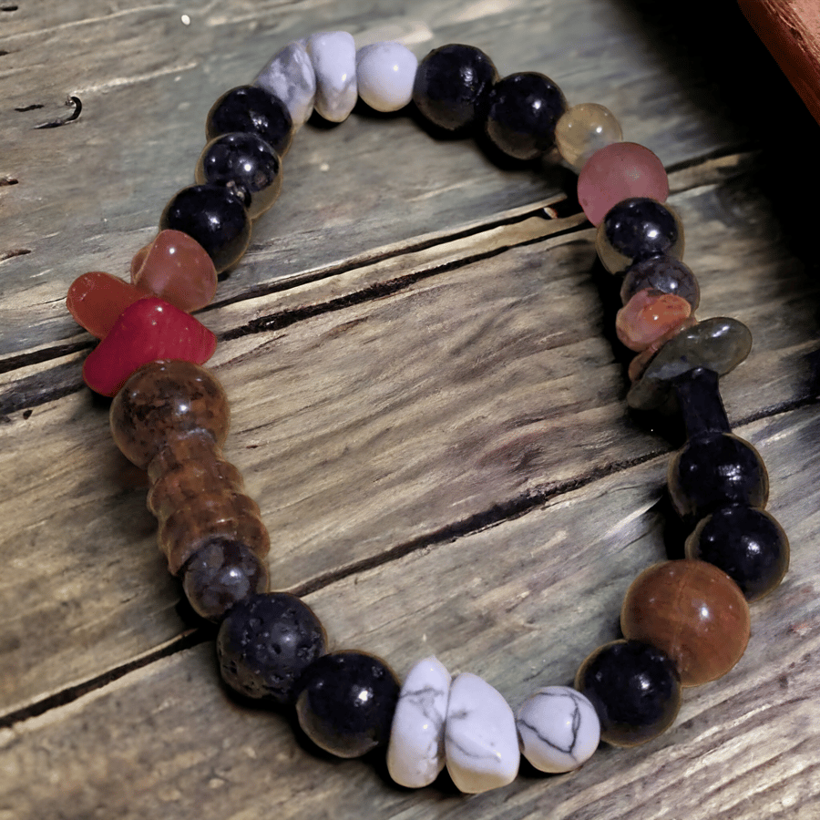 Handmade Bracelet for Men (or unisex) Upcycled - Folksy