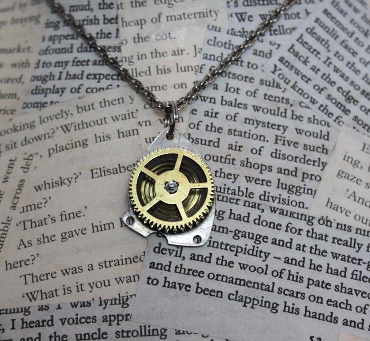Repurposed Upcycled Steampunk Vintage Coil Cog ... - Folksy