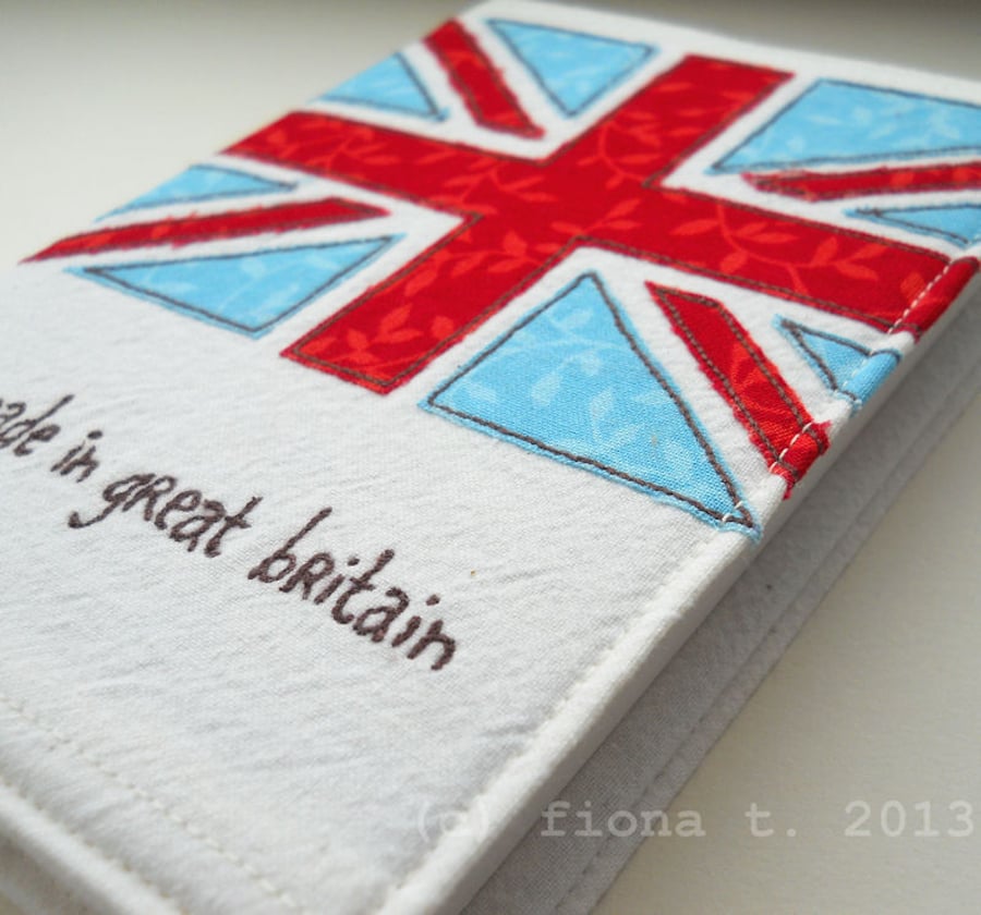union jack sketchbook - Folksy