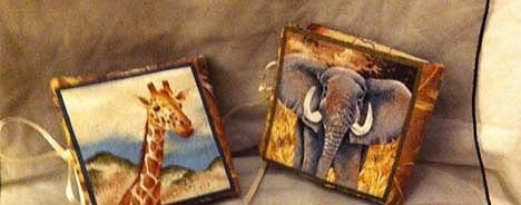 African animal needle case - Folksy