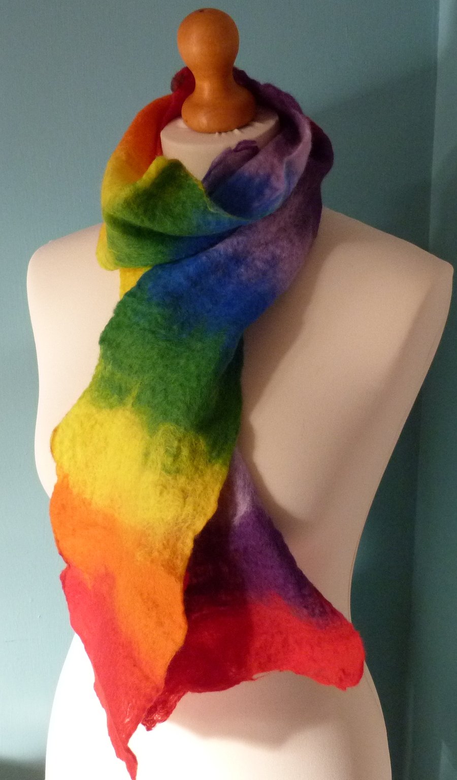Rainbow Scarf - Folksy